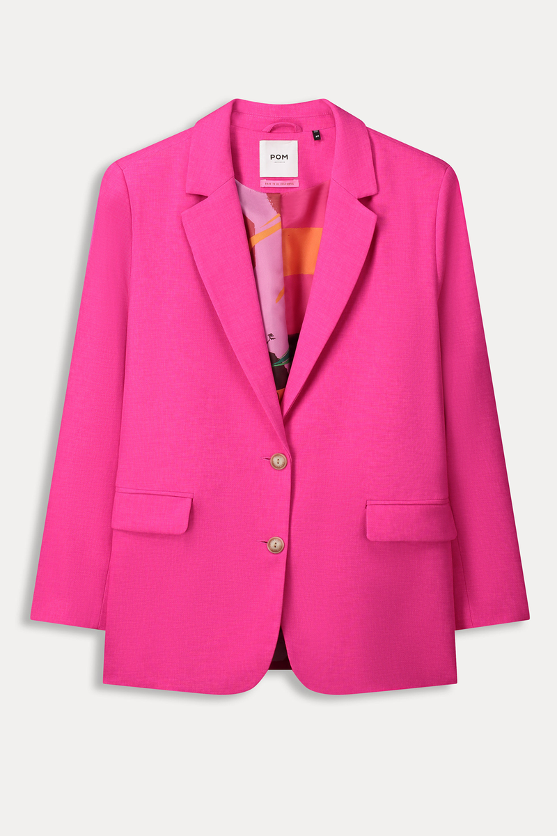 POM Amsterdam Pink Glow Blazer – The Bias Cut