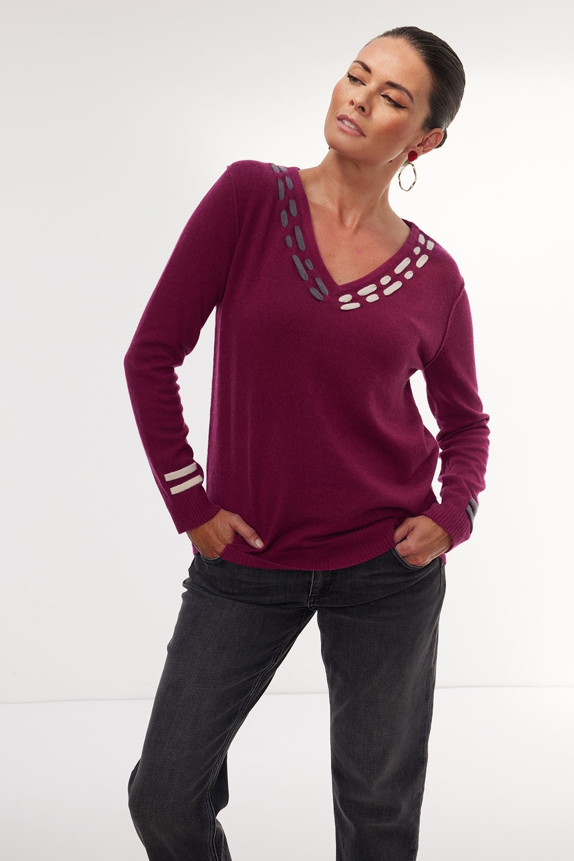 Jacynth London Regina Berry Jumper – The Bias Cut